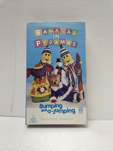 BANANAS IN PYJAMAS VHS Bumping and a-Jumping Video 1998 ABC Tape Free ...