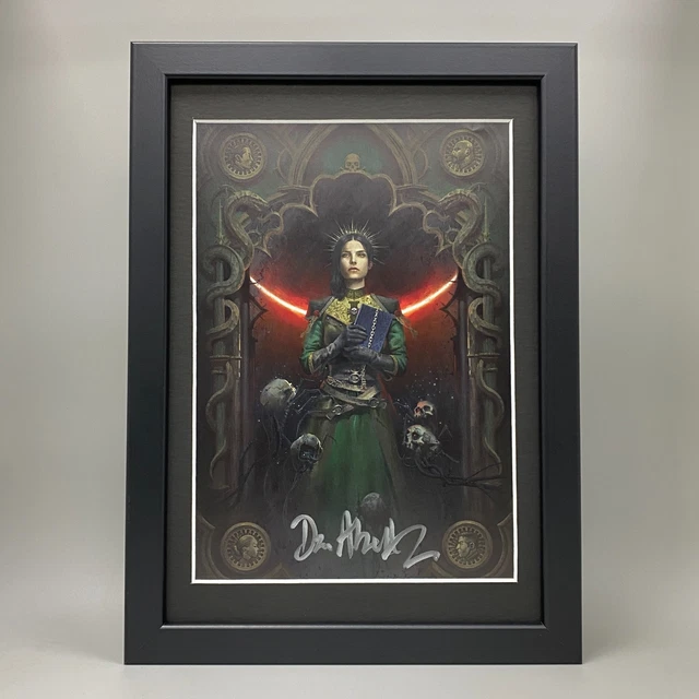SIGNÉ PAR DAN Abnett Penitent Alizebeth Bequin Art Encadré Warhammer ...