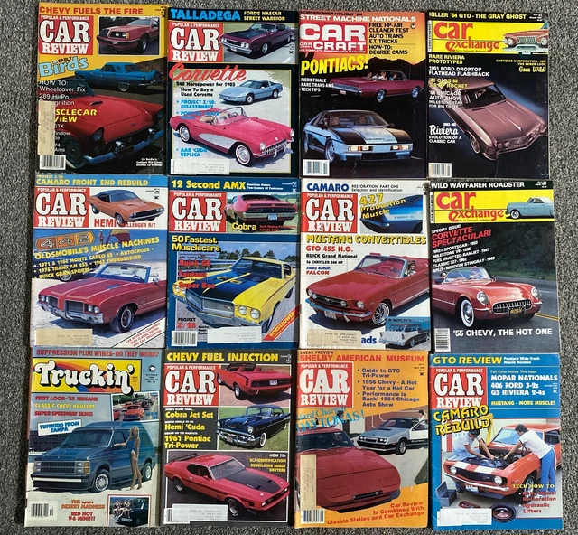 CAR REVIEW TRUCKIN Magazine Lot of 12 1984 Chevy Camaro Ford Mustang Riviera £39.47 - PicClick UK