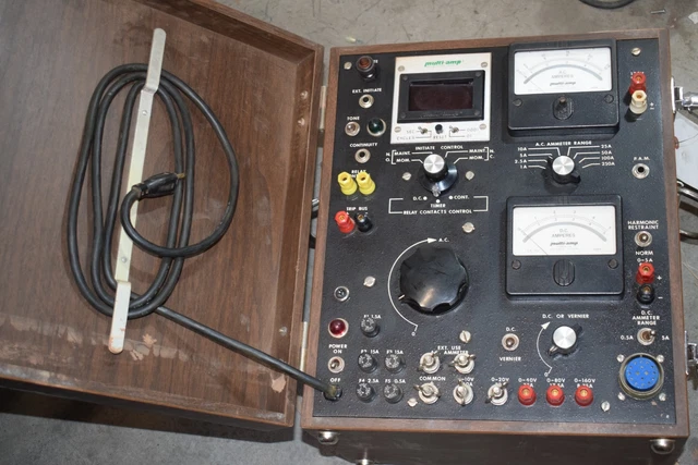 MULTI-AMP MODEL: SR-76A Breaker Tester Relay Test Set 120V, 15 Amps F.L ...