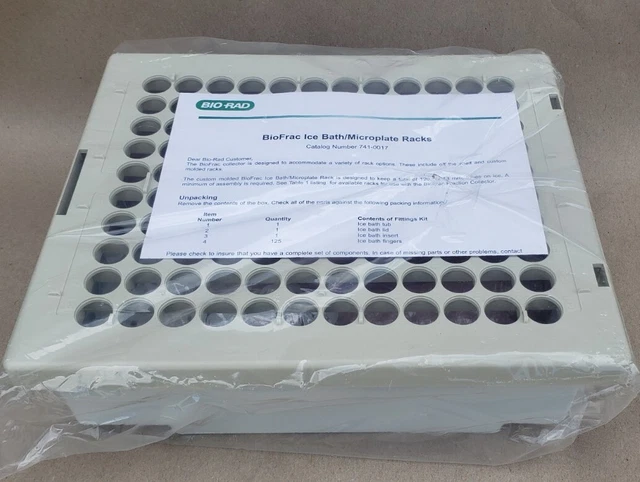 BIO-RAD BIOFRAC ICE Bath Microplate Rack for Fraction Collector - New ...