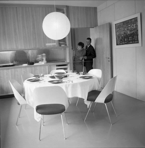 DINIG ROOM IN detached house 1958 Old Historic Photo £5.58 - PicClick UK