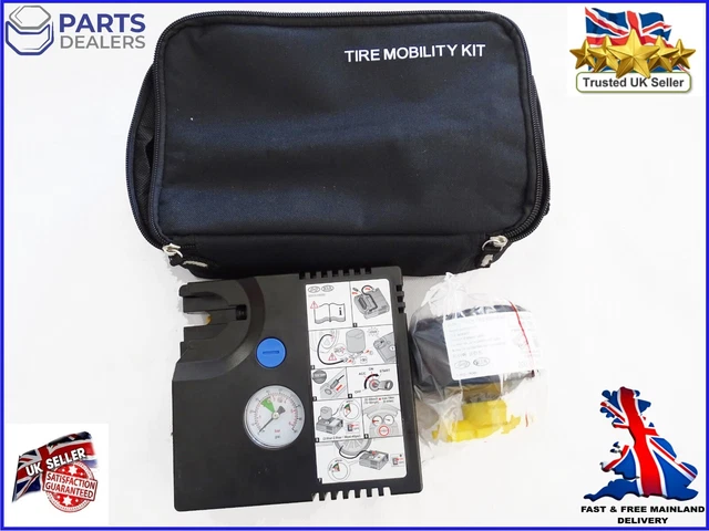 TYRE REPAIR KIT For Genuine Kia Hyundai Pump Sealant Set Sportage ...