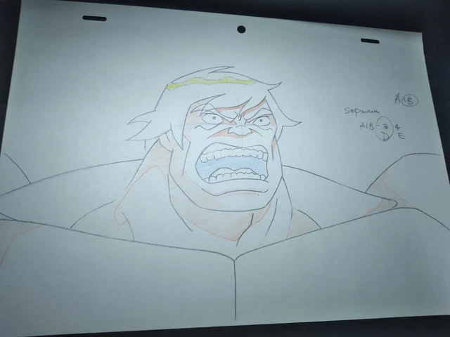 MARVEL ANIMATION CELS Production Art Comics ULTIMATE AVENGERS movie THE ...