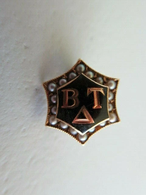 USA FRATERNITY PIN Beta Delta Tau. Made In Gold. Named. Dated 1931 ...