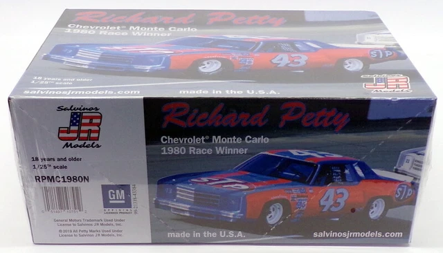 JR SALVINOS MODELS 1/25 Scale Kit RPMC1980N Chevrolet Monte Carlo R ...