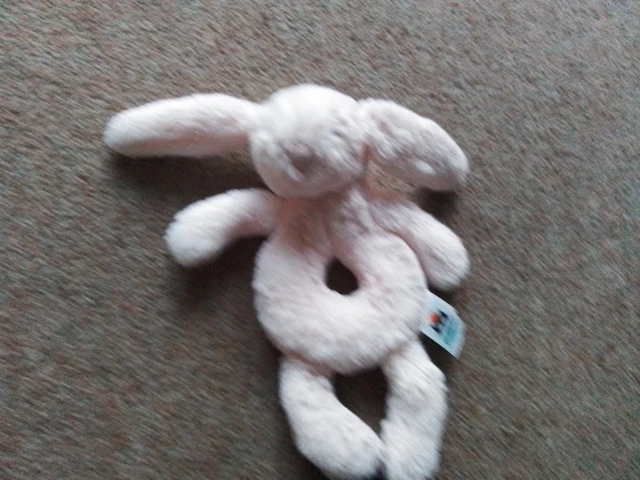 JELLYCAT PINK RATTLE £5.44 - PicClick UK