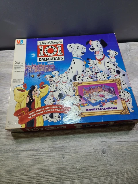 MB MILTON BRADLEY Walt Disney’s 101 Dalmatians 3D Game #4209 Complete £ ...