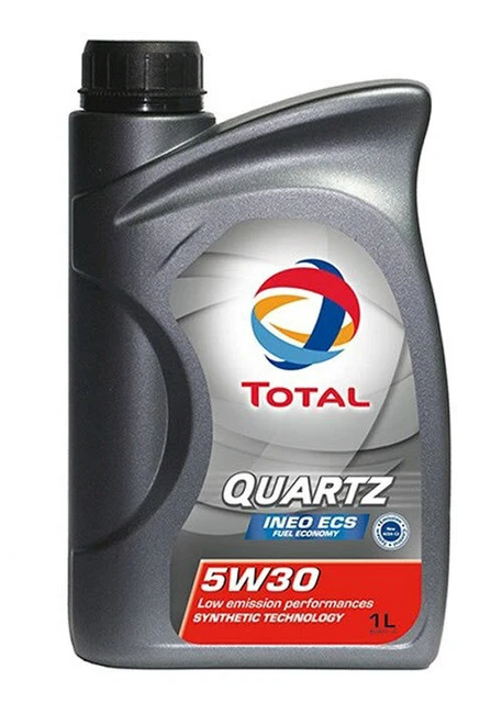 TOTAL ENGINE OIL 1L quartz Ineo ECS 5W-30 engine oil PSA for Peugeot ...