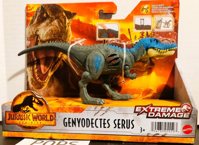 JURASSIC WORLD DOMINION Modellino EXTREME DAMAGE GENYODECTES SERUS 2022 ...