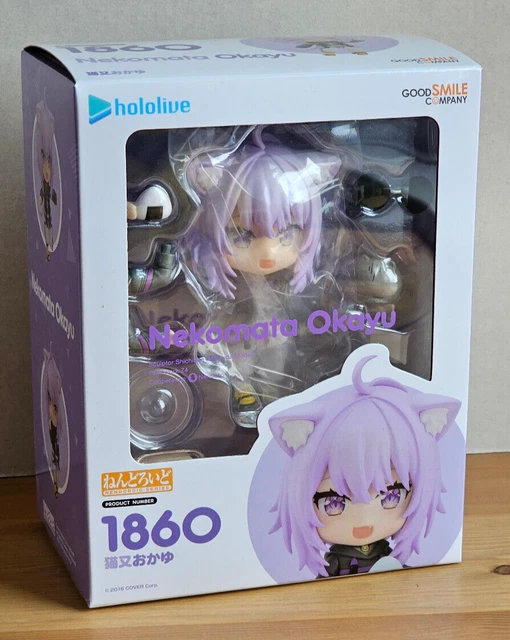 NENDOROID 1860 HOLOLIVE Nekomata Okayu Vtuber Figure - New! £52.72 - PicClick UK