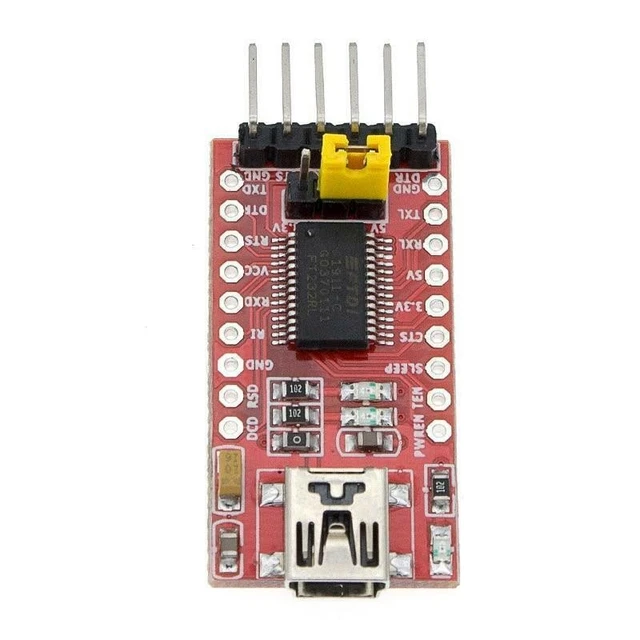 FT232RL 3.3V 5.5V FTDI USB to TTL Serial Adapter Module for Arduino ...