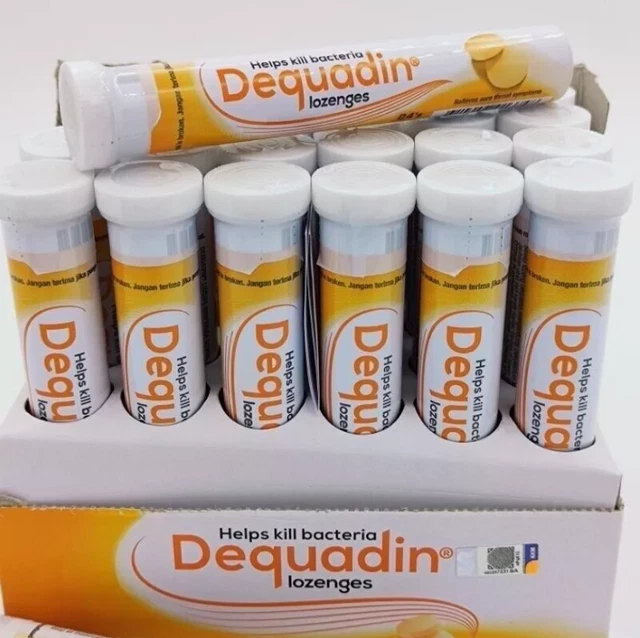 12 X Tubes DEQUADIN Citrus Lozenges (Dequalinium) Sore Throat 24's £88. ...