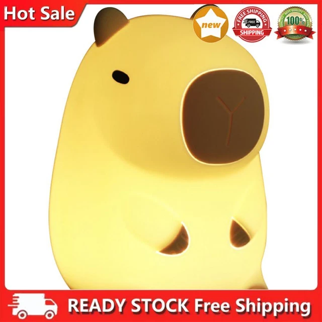 CAPYBARA NIGHT LIGHT Silicone Capybara Atmosphere Light for Children ...