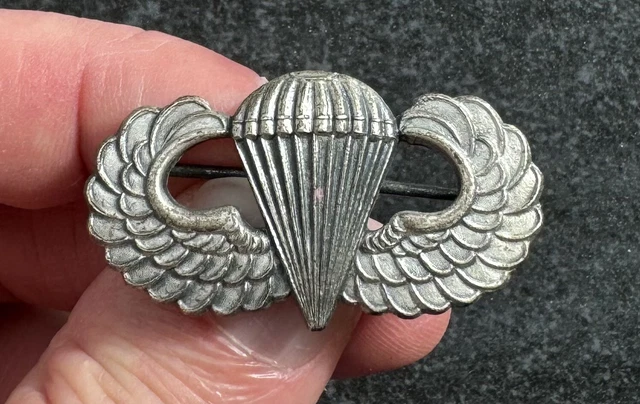 GENUINE WW2 US Airborne Paratrooper Jump Wings British Made £90.00 ...