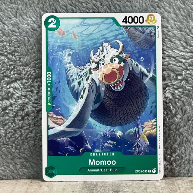 JEU DE CARTES Momoo Pillars of Strength une pièce OP03-035 EUR 1,75 ...