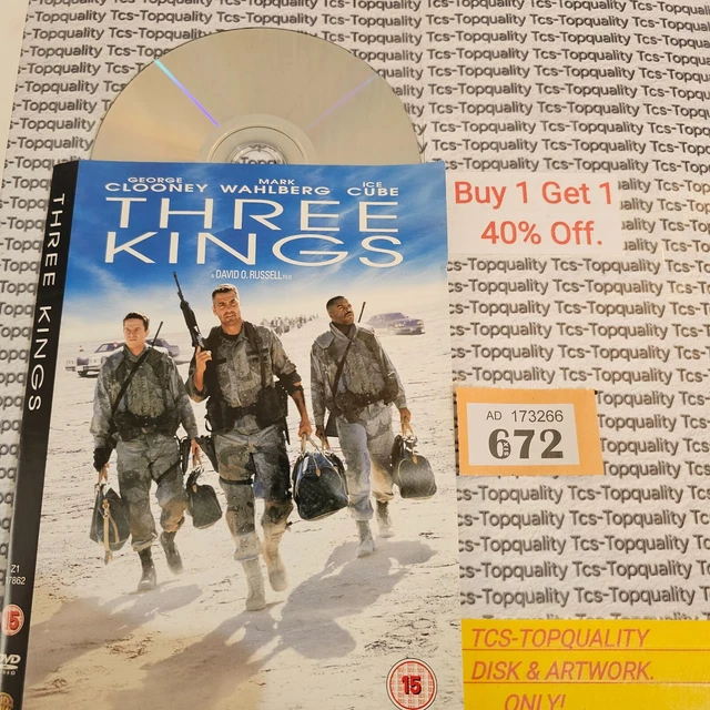 THREE KINGS DVD disc and artwork only. Save £s. Eco. £1.78 - PicClick UK