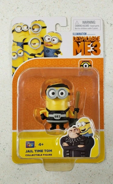 DESPICABLE ME 3 Jail Time Tom Minion Collectible Figure Thinking Toy ...