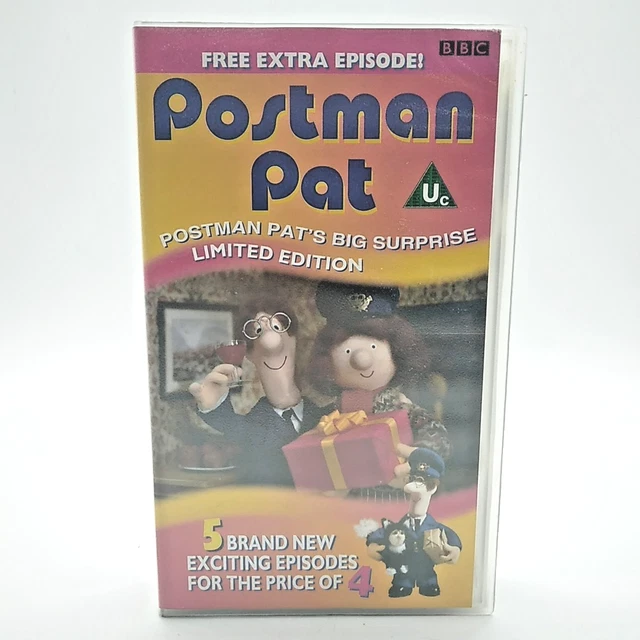 BBC POSTMAN PAT Postman Pat's Big Surprise, Limited Edition, VHS Video ...