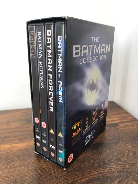 THE BATMAN COLLECTION DVD 4-Disc Box Set (Batman, Returns, Forever ...