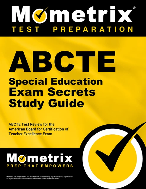 GUIDE D'ÉTUDE DES secrets d'examen d'éducation spéciale ABCTE EUR 44,03 ...