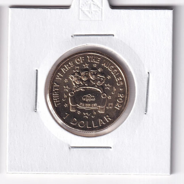 AUSTRALIAN: 2021 $1 30 Years Of The Wiggles 2021 Unc Coin In 2X2 Holder ...