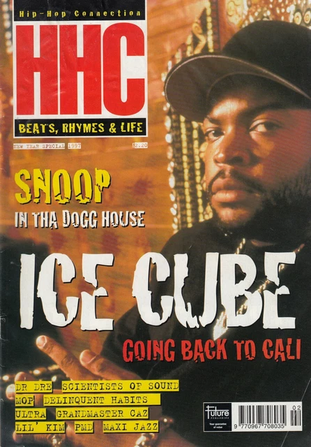 HIP HOP CONNECTION (HHC) magazine, Feb 97, issue 96 (Ice Cube) £35.00 ...