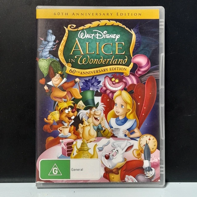 ALICE IN WONDERLAND (60th Anniversary Edition, DVD, 1951) Rated G PAL Region 4 $3.00 - PicClick AU