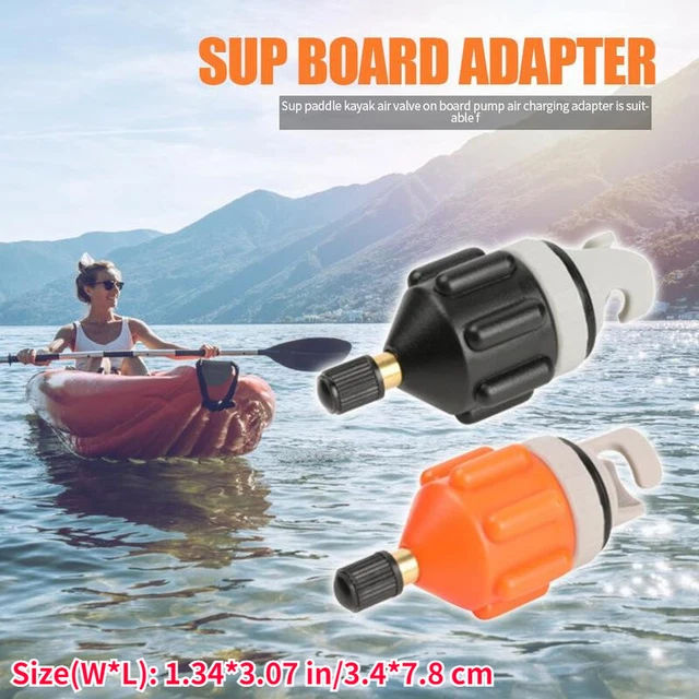 1PC KAJAK AUFBLASBAR Pumpe Adapter Rudern Boot Luft Ventil Adapter für ...