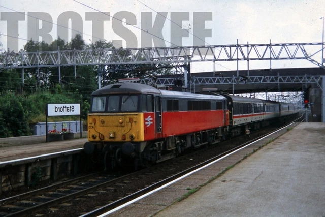 35MM SLIDE BR British Rail Electric Loco Class 86 86425 Stafford 1992 ...
