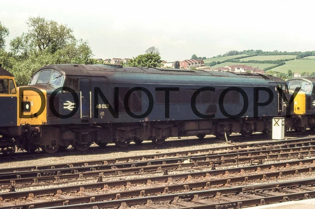 UK DIESEL TRAIN Railway Photograph Of Class 46 46022 Locomotive. Rm46 ...