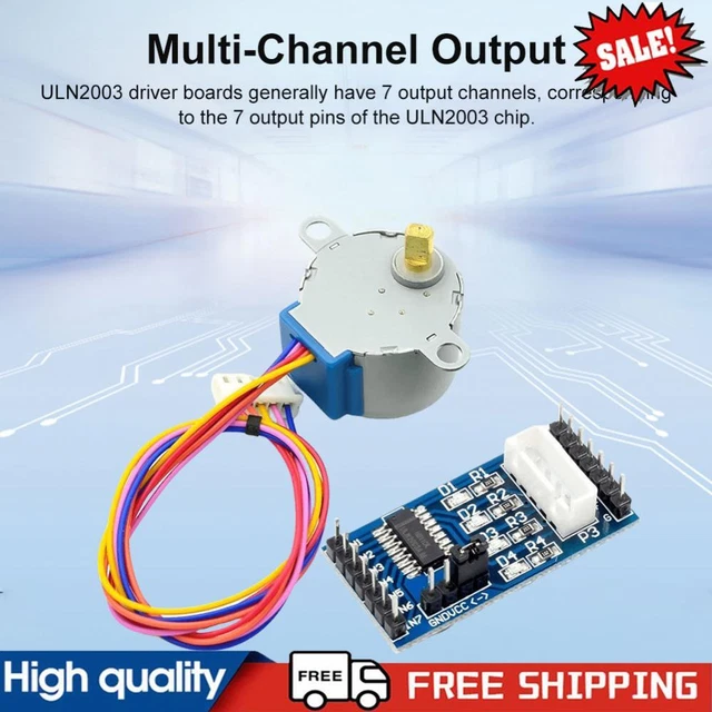 5V 28BYJ-48 STEPPER Motor+ULN2003 Driver Board (28YBJ 48 And ULN2003 ...