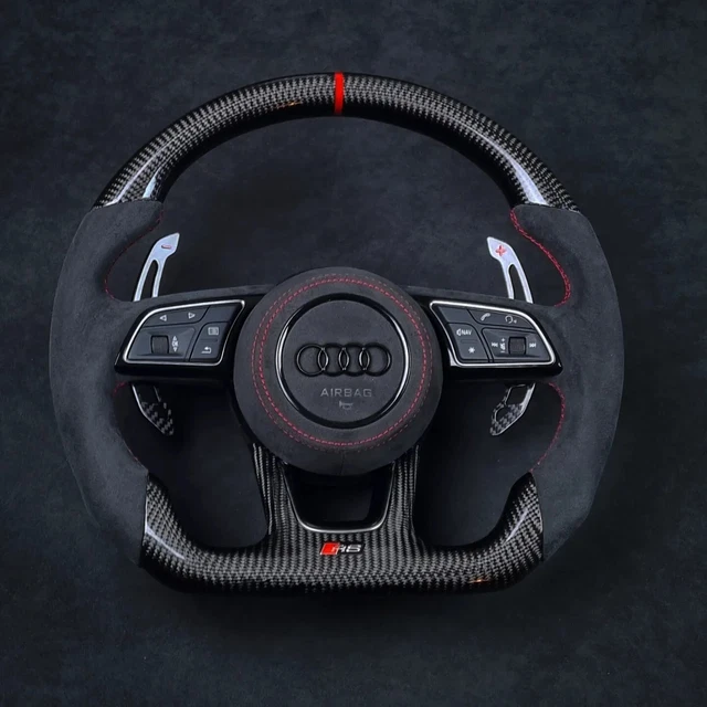 AUDI S3 8V S4 S5 B9 RS3 RS4 RS5 Carbon Steering Wheel £500.00 - PicClick UK