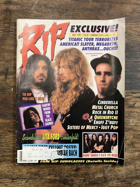 RIP VINTAGE MUSIC magazine slash poster rock n roll band £11.62 ...