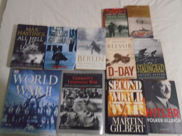 MILITARY HISTORY WORLD War Two: D-day, Stalingrad, Hitler 11 Book ...