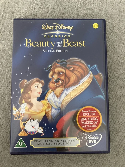 BEAUTY AND THE Beast (Special Edition DVD, 2002) Walt Disney Classics £2.98 - PicClick UK
