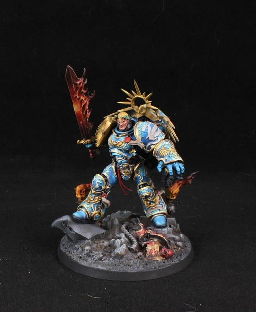 WARHAMMER 40K PRO painted Space marine Primarch Roboute Guilliman 40 ...