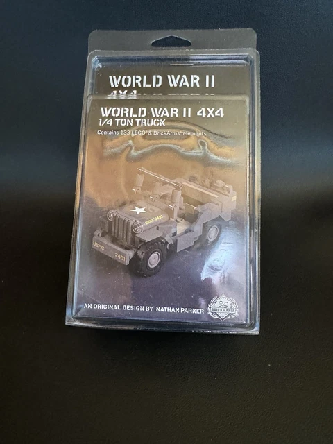 BRICKMANIA LEGO CUSTOM Kit World War II 1/4 Ton 4X4 Truck EUR 45,00 ...