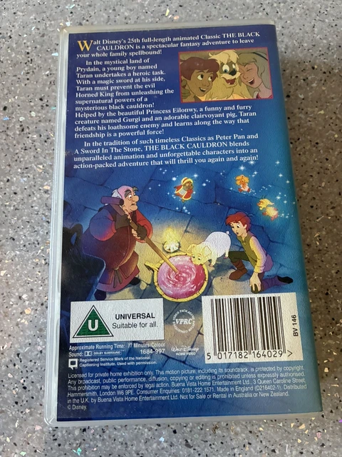 WALT DISNEY CLASSIC Video The Black Cauldron (VHS, 1997) £3.30 ...