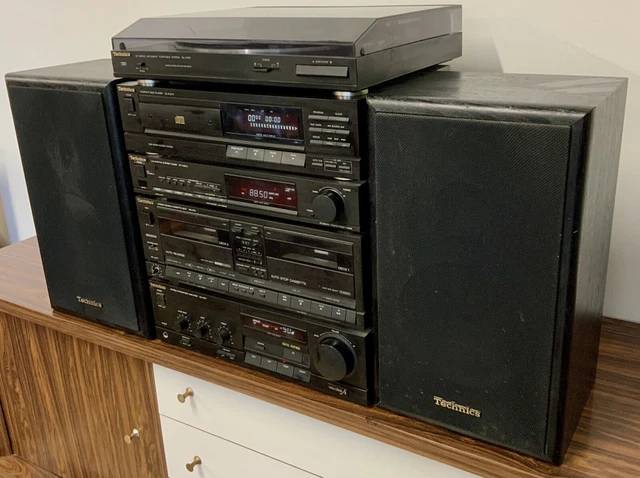 TECHNICS VINTAGE SEPARATES Hi Fi Stereo System + Turntable + Speakers £ ...