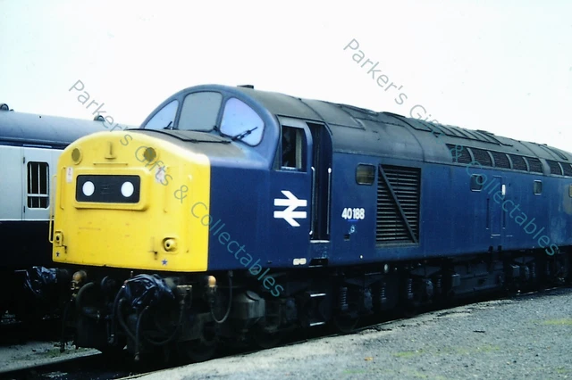 ORIGINAL 35MM RAILWAY Slide Diesel Electric Locomotive 40188 (RB4) £3. ...