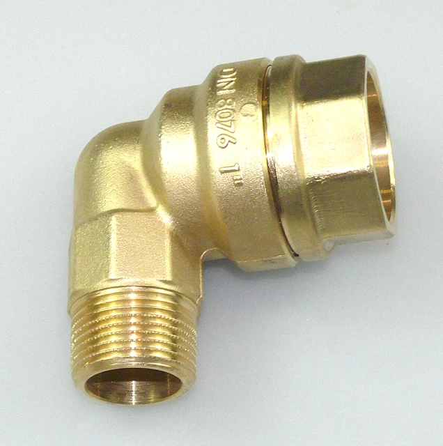 RAUFOSS ISIFLO WINKEL 40 MM x 1" AG PE ROHR VERSCHRAUBUNG VERBINDER FITTING EUR 40,00 - PicClick DE