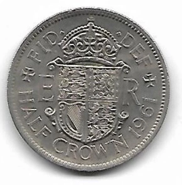 1961 BRITISH UK Half Crown Coin $12.00 - PicClick AU