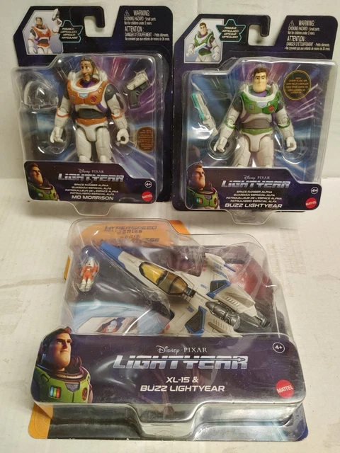 DISNEY PIXAR SPACE Ranger Buzz Lightyear Mo Morrison Action Figures ...