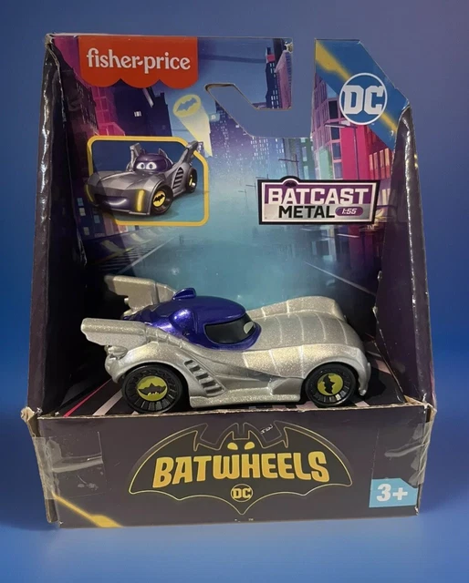 FISHER-PRICE DC BATWHEELS Armored Bam The Batmobile 1:55 Scale Vehicle ...