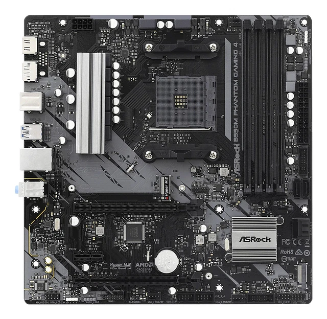 ASROCK B550M PHANTOM Gaming 4 AMD B550 Socket AM4 micro ATX £90.70 ...