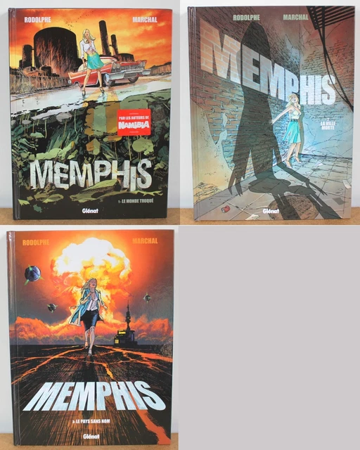 MEMPHIS N°1 2 ET 3 COMPLET Rodolphe Marchal 2013/16 EO Dessin Hommage ...