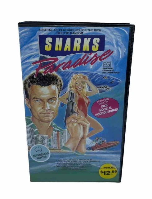 SHARKS PARADISE (VHS 1986) 80's Ozploitation' classic David Reyne Sally ...
