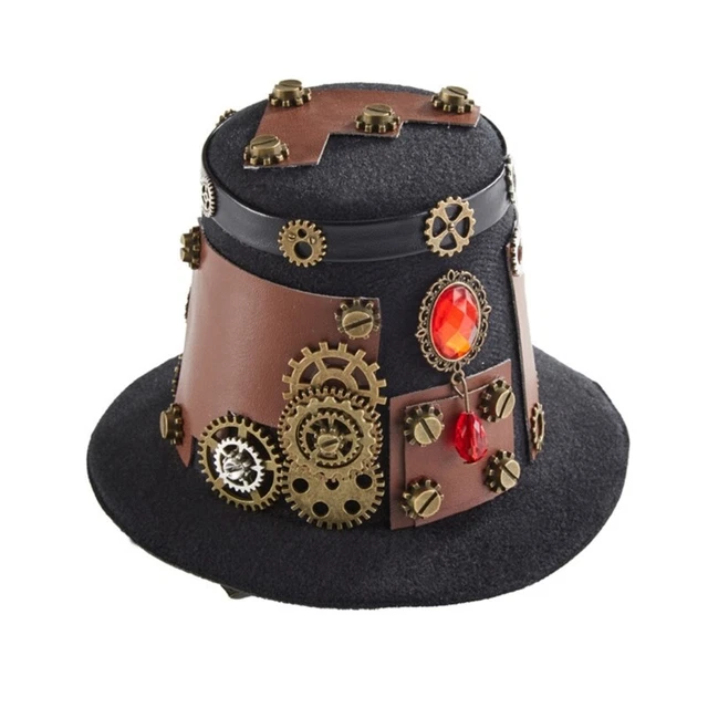 STEAMPUNK TIME TRAVELER Hat Steampunk Hat Steampunk Fascinator ...