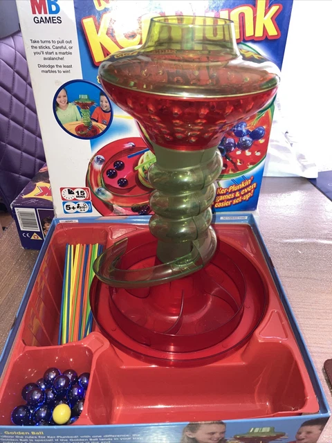 KERPLUNK GAME, 2004 Official MB Hasbro Board Game for kids vgc complete ...